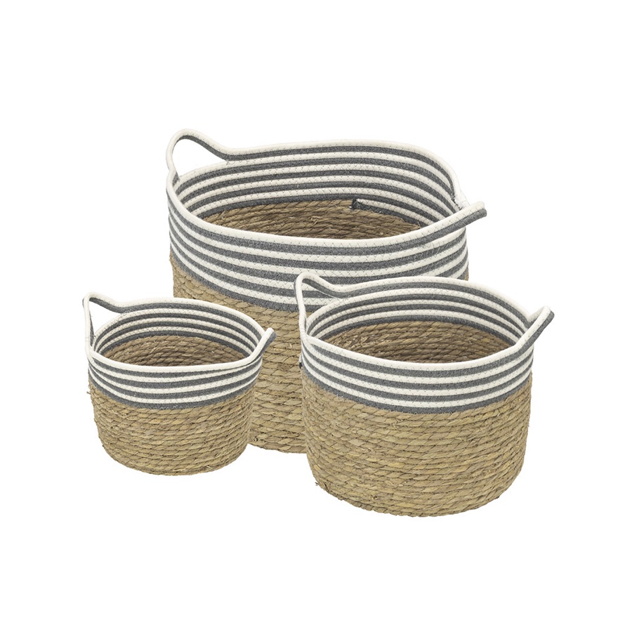 Kit 3 Cestos Patay Fibra Natural - OR Design | Shopee Brasil