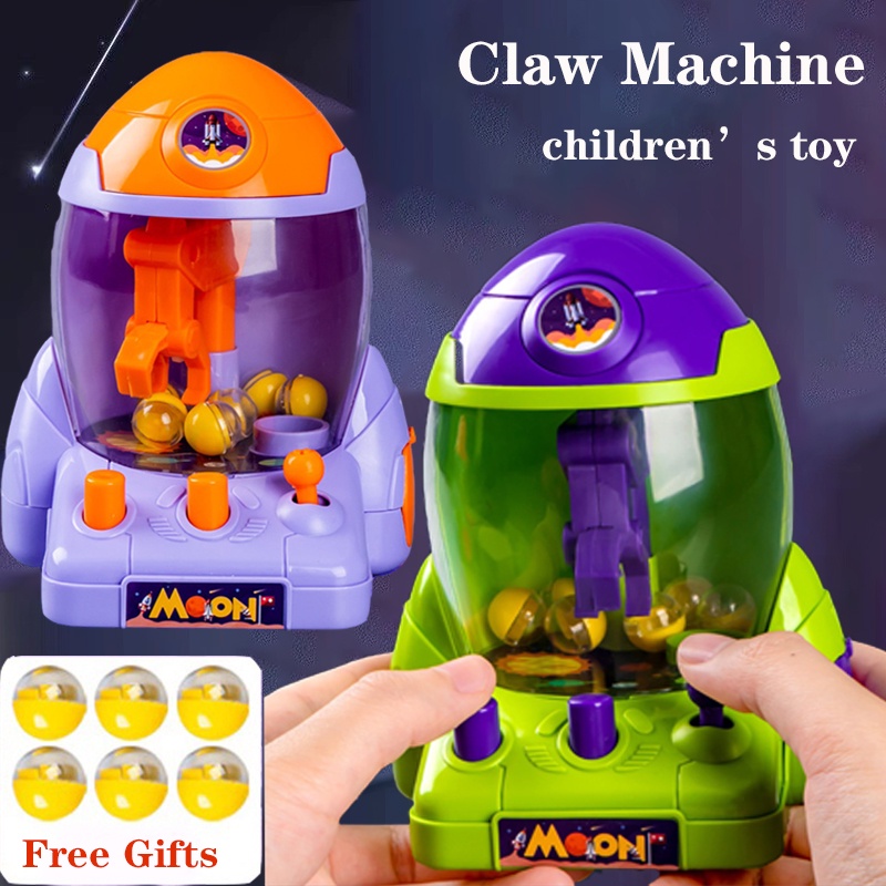 Criativo Mini Space Rocket Claw Machine Home Boys and Girls Vending ...