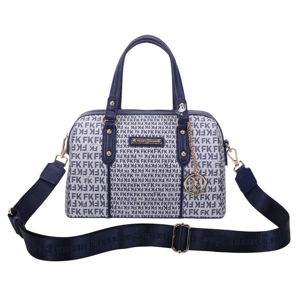 Bolsa Bowling Média Fellipe Krein Ss23 Monograma Fk626 - Azul | Shopee Brasil