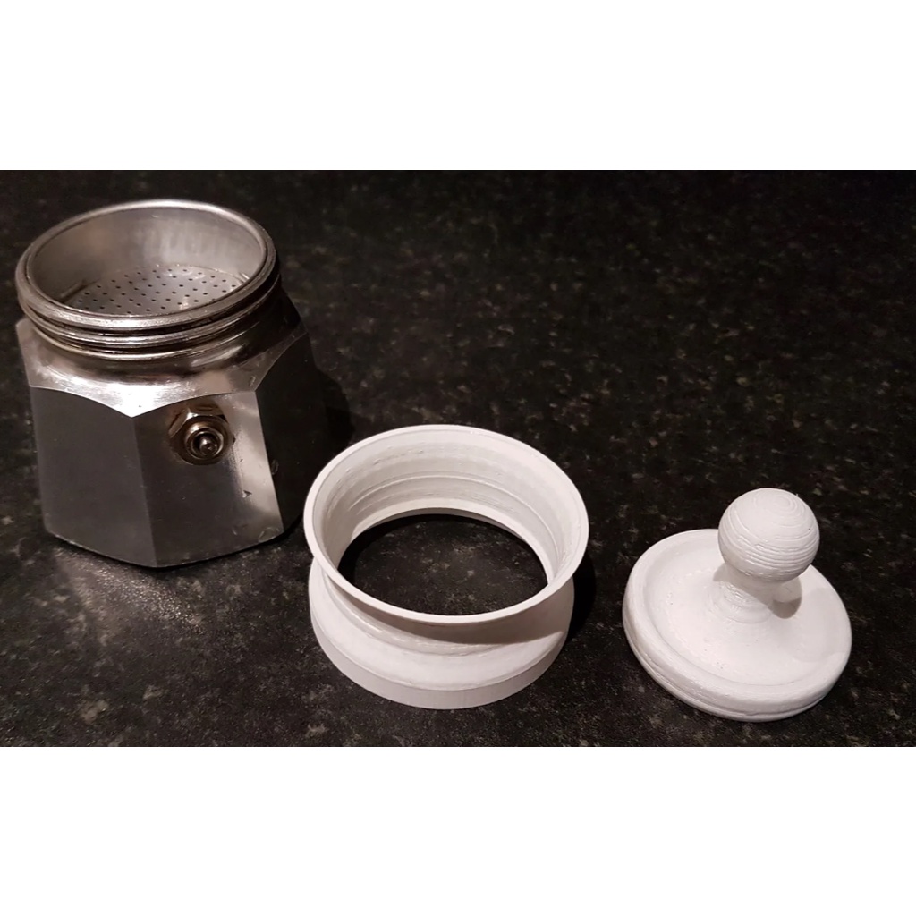 Funil e Tamper para Cafeteira Moka 1 ou 2 Xícaras | Shopee Brasil