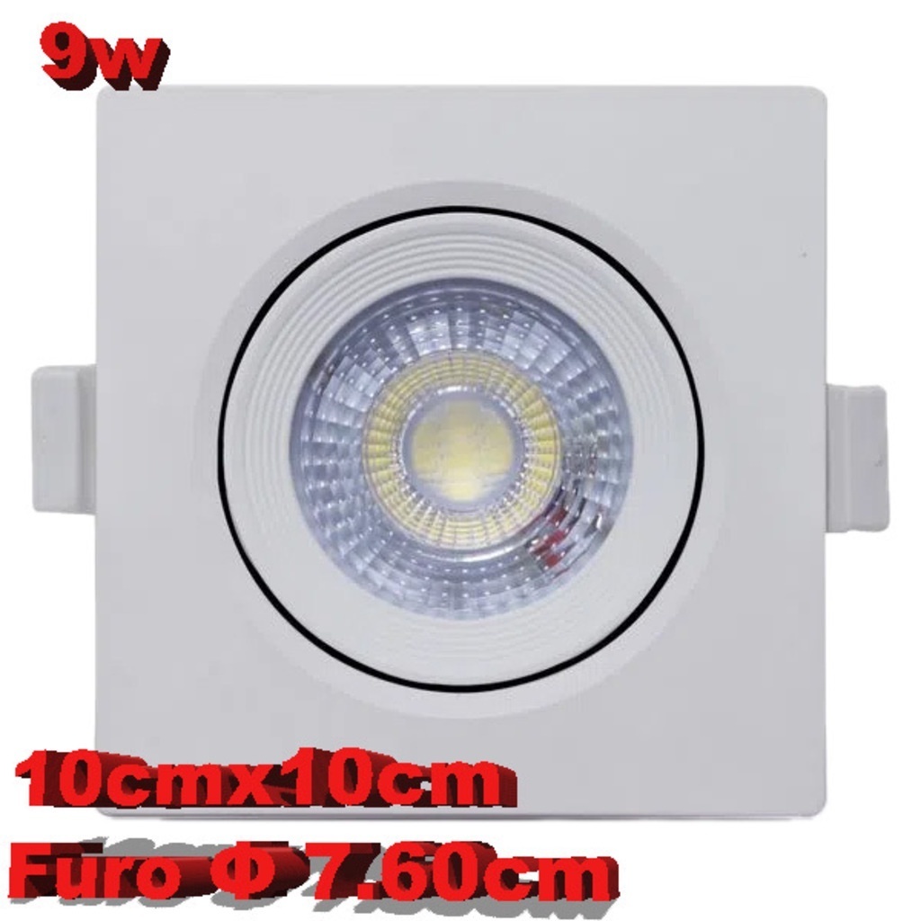 Lâmpadas Spot LED SMD 7W e 9W Branco Frio e Branco Quente - Modelos ...