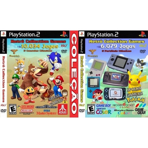Emulador Ps2 Retrô Collection Games Vol.1 E Vol 2 Patch | Shopee Brasil