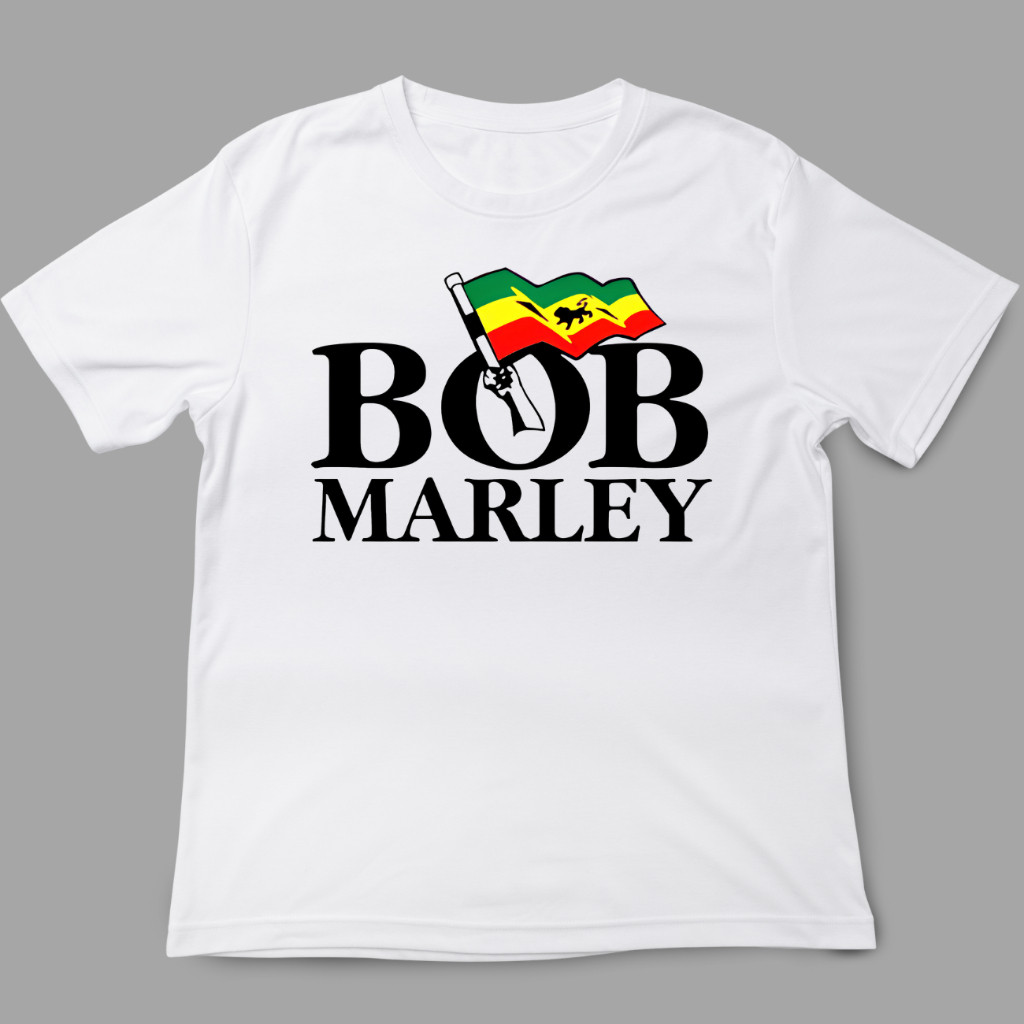 Camiseta Bob Marley Flag Reggae Rastafari jamai | Shopee Brasil