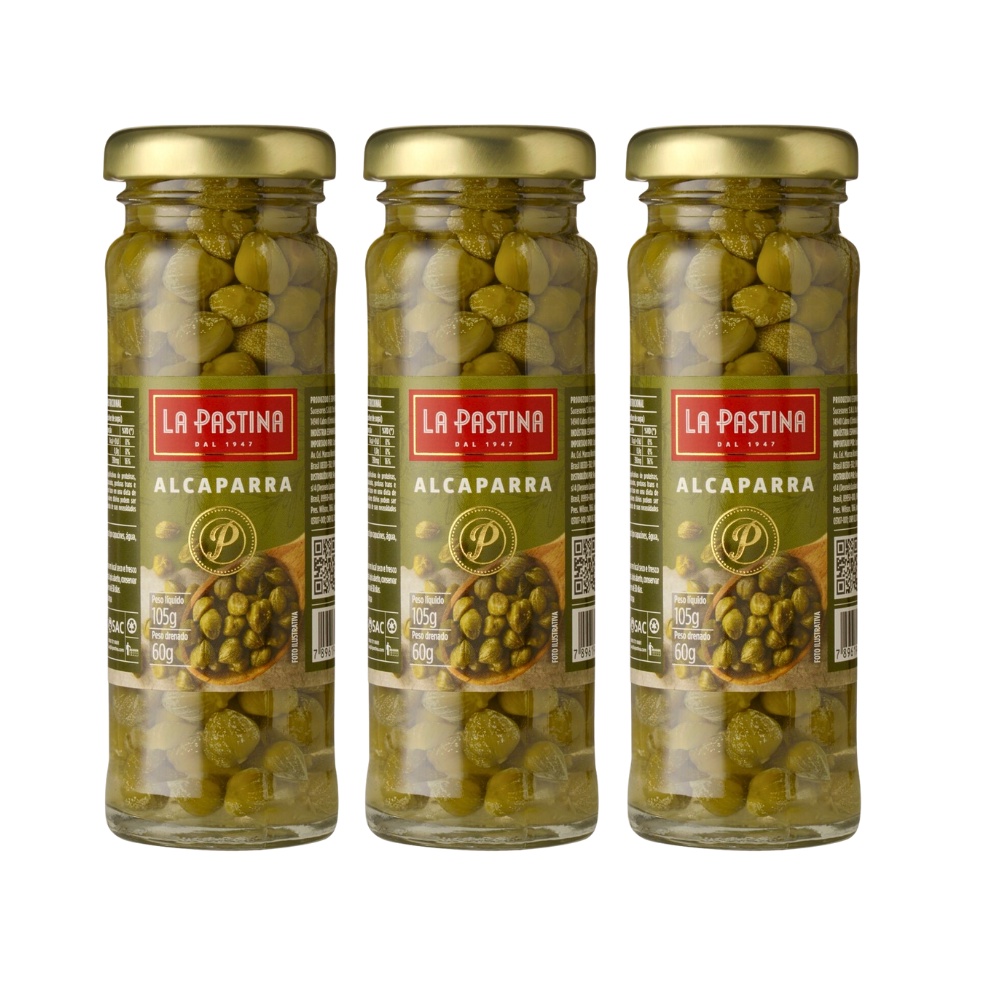 Alcaparra Espanhola em Conserva La Pastina 60g (3 Unidades) | Shopee Brasil