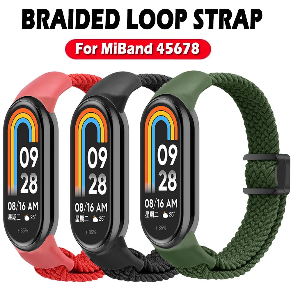 Pulseira Magnética De 20 Cores Para Xiaomi Mi Band 8/7/6/5/4/3 Miband 8 7 6 Esportiva - Faz a Boa!