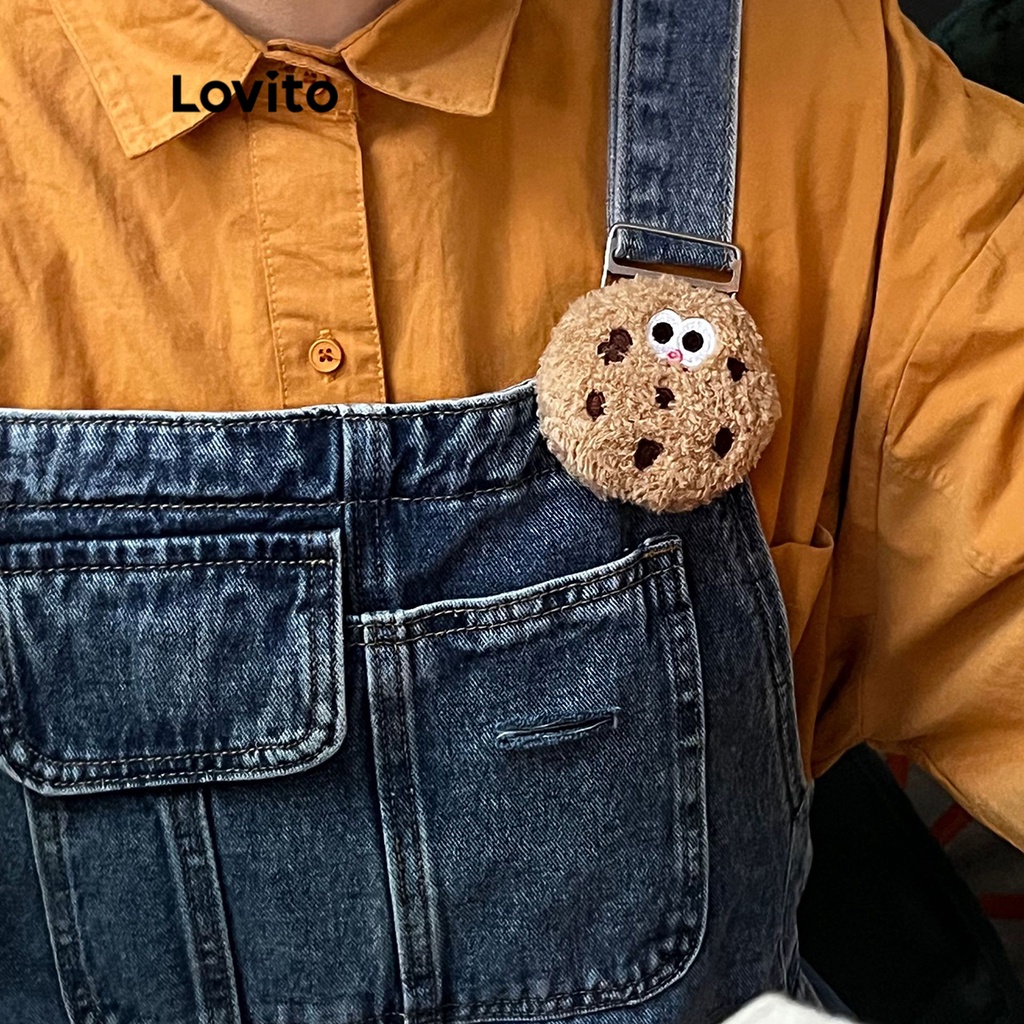 Lovito Broche De Biscoito De Pelúcia Com Padrão Fofo De Desenho Animado ...