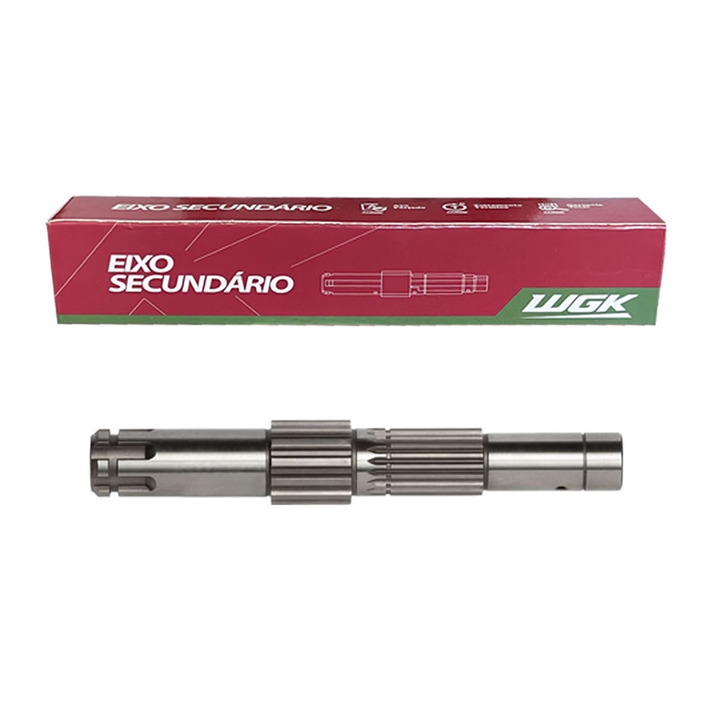 Eixo secundário pinhão WGK Fan 125 ES 2009-2015, Titan 150/Fan 150 ES ...