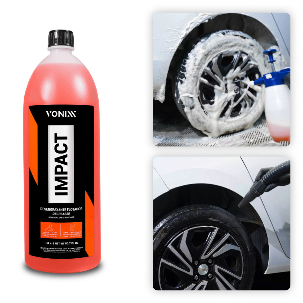Impact 1,5L Vonixx Desengraxante Flotador Ultra Concentrado Pré Lavagem ...
