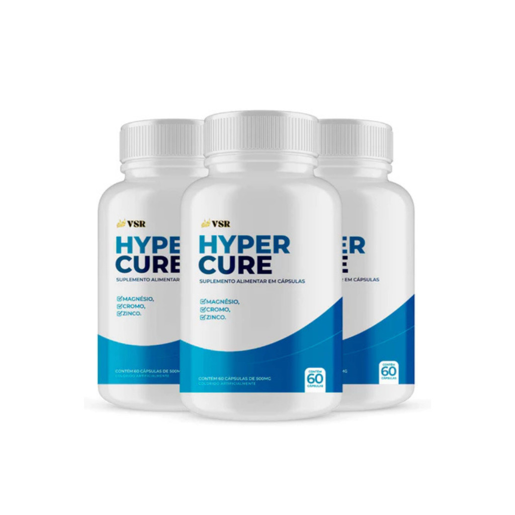 1 Hypercure Original - 60 Cápsulas - Fórmula Avançada Hyper Cure ...