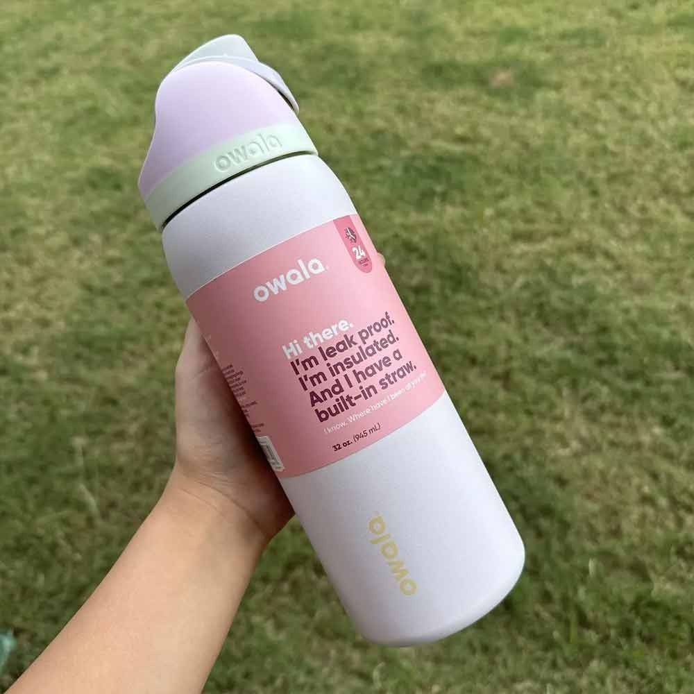 Owala 32 oz FreeSip CANDY COATED Water Bottle Flip Top Stainless Steel ...