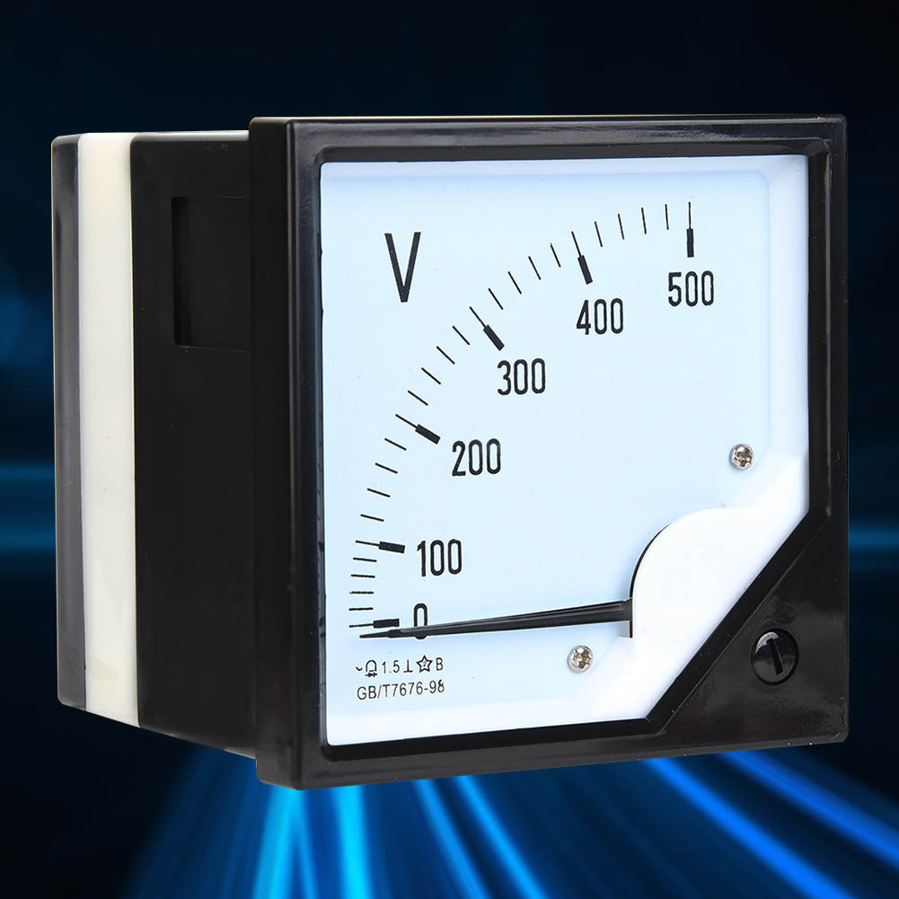 Hbhbhbhbb AC Analog Voltmeter Dial Panel Voltage Meter Gauge for ...