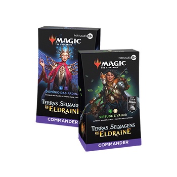 Kit Deck De Commander Virtue And Valor / Fae Dominion MTG | Shopee Brasil