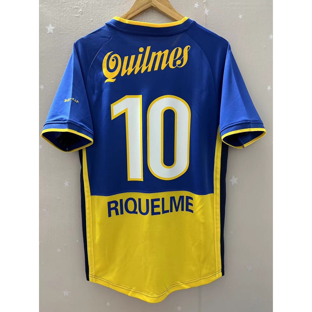 01-02 Boca Juniors RIQUELME ROMAN PALERMO Camiseta Personalizada De ...