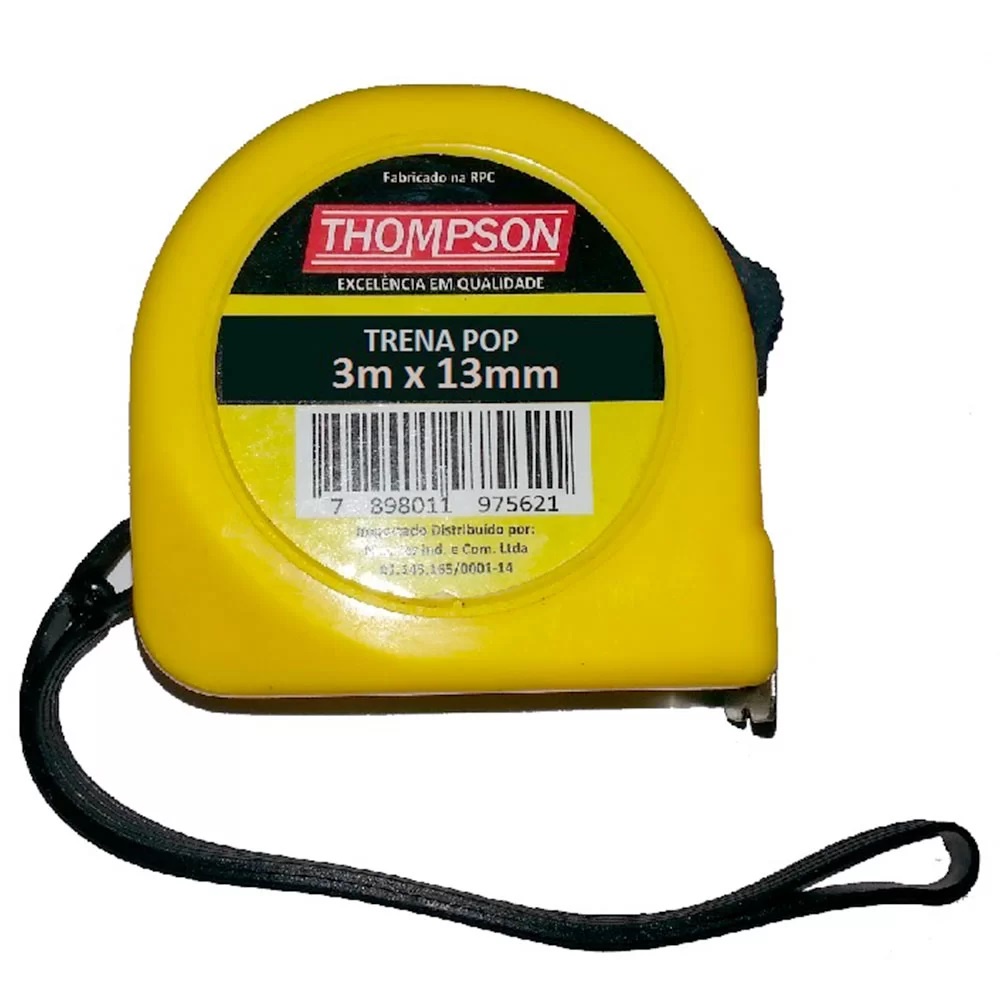 TRENA COLOR THOMPSON C/ TRAVA - 3M X 13MM | Shopee Brasil