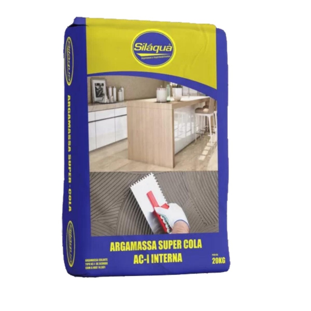 Argamassa Super Cola AC1 Interna Blocos Tijolos Massa 20kg | Shopee Brasil