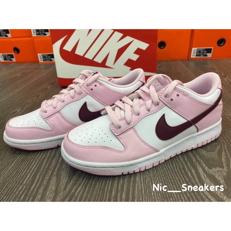 Nike Dunk Inventário de Alta Qualidade GS Sakura Rose Dia dos Namorados ...