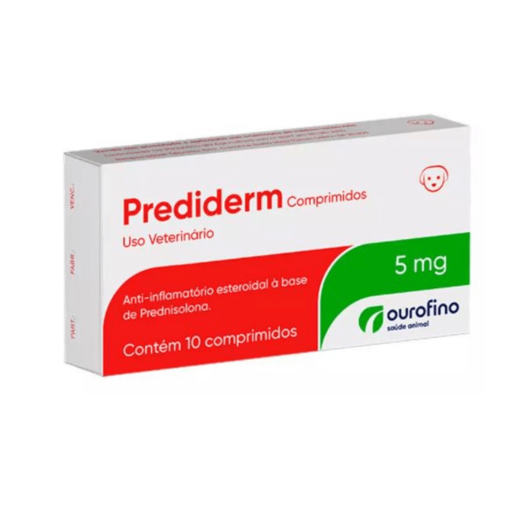 Prediderm Ourofino 5mg - 10 Comprimidos | Shopee Brasil