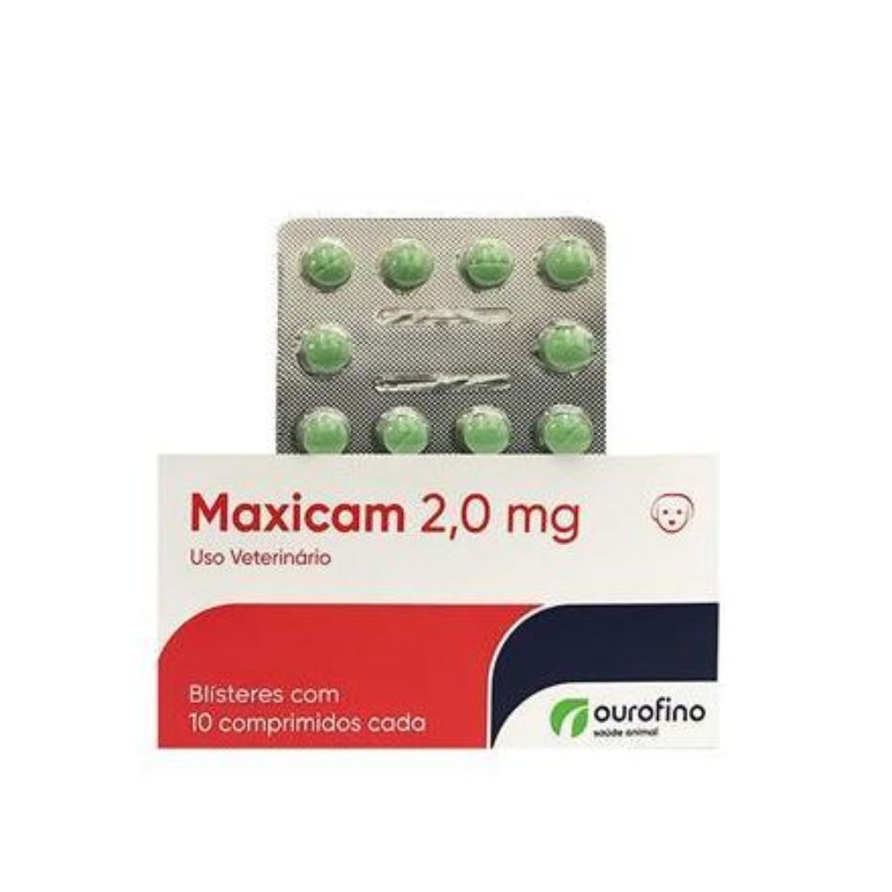 Maxicam 2,0mg Anti-inflamatório Cartela Avulsa Com 10 Comp | Shopee Brasil
