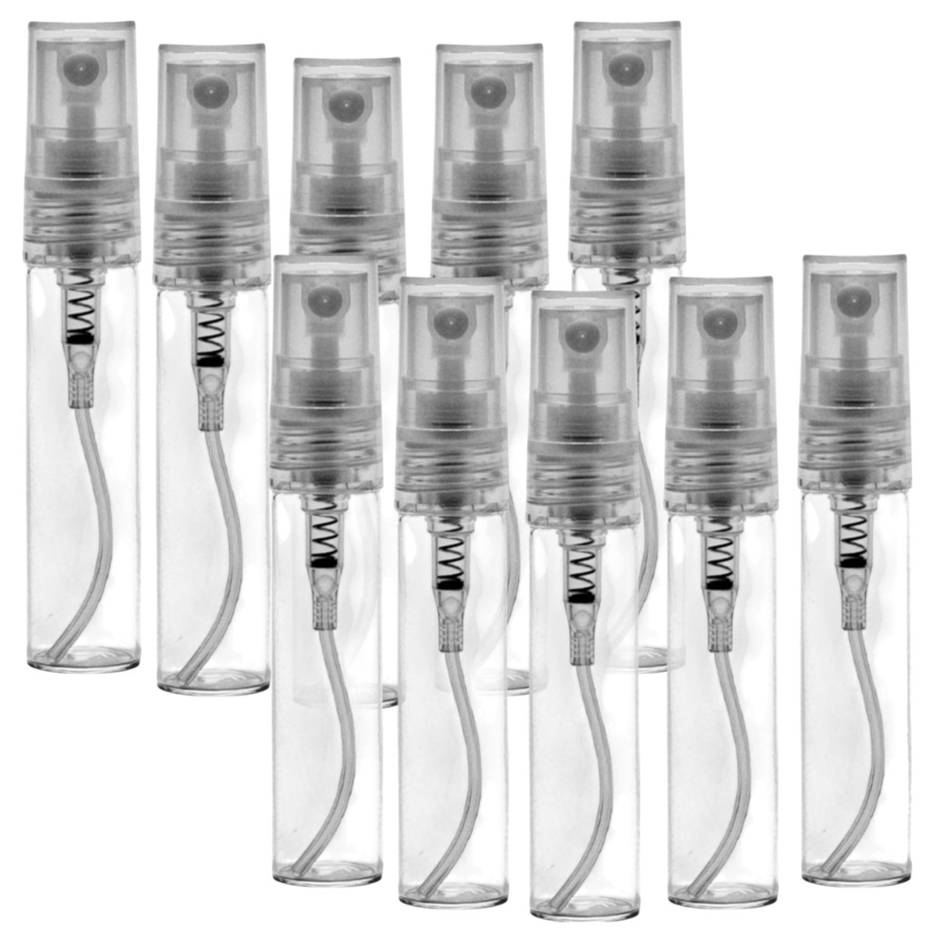 Kit Frasco Vidro Decant Borrifador Spray Portátil 5ml 10 Un | Shopee Brasil
