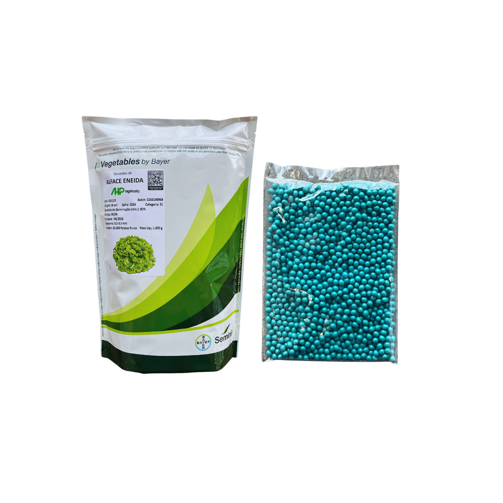Alface Eneida Seminis/Bayer 1000 Sementes Fracionadas | Shopee Brasil