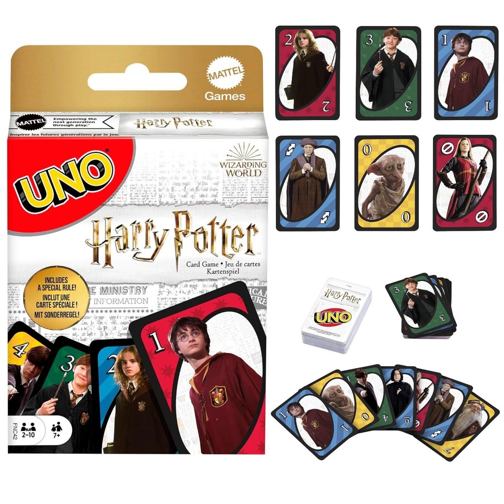 Jogo De Cartas Uno Harry Potter Original Mattel | Shopee Brasil