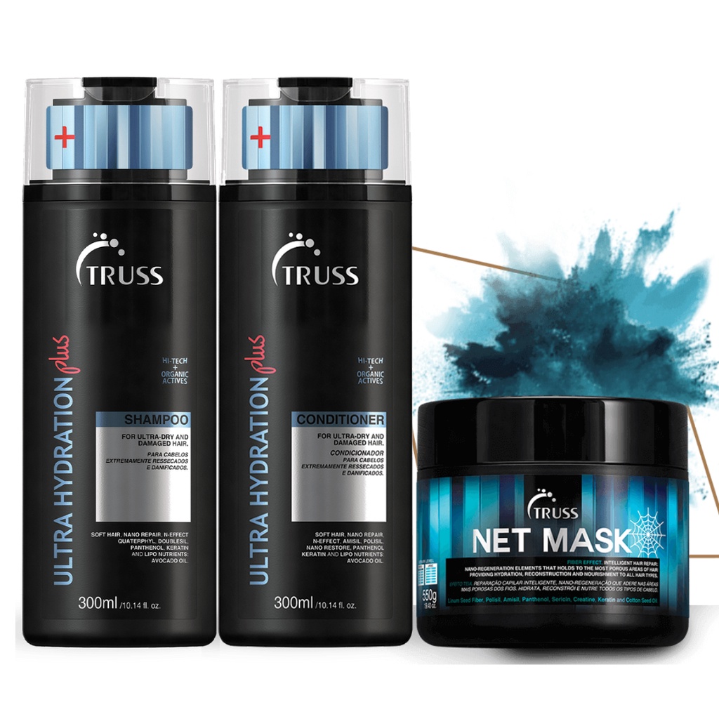 Truss Net Mask 550g + Kit Ultra Hydration Plus | Shopee Brasil