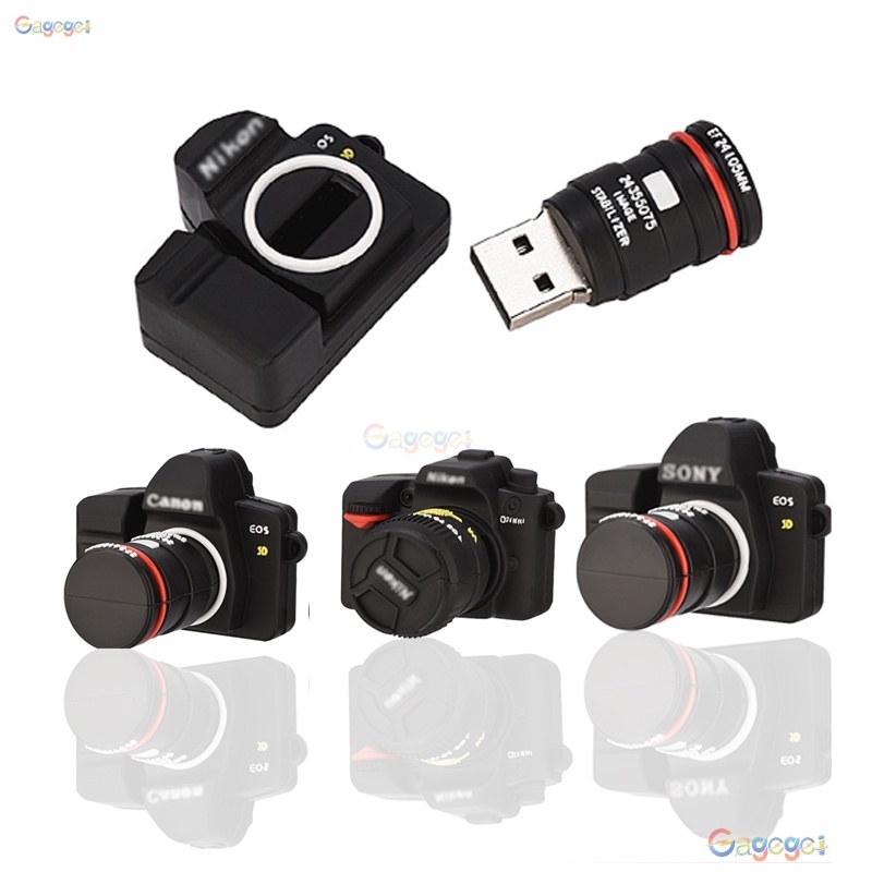 Modelos De Câmera Pen Drive 128GB 1TB 2TB Silicone Estéreo USB 1GB 8GB ...