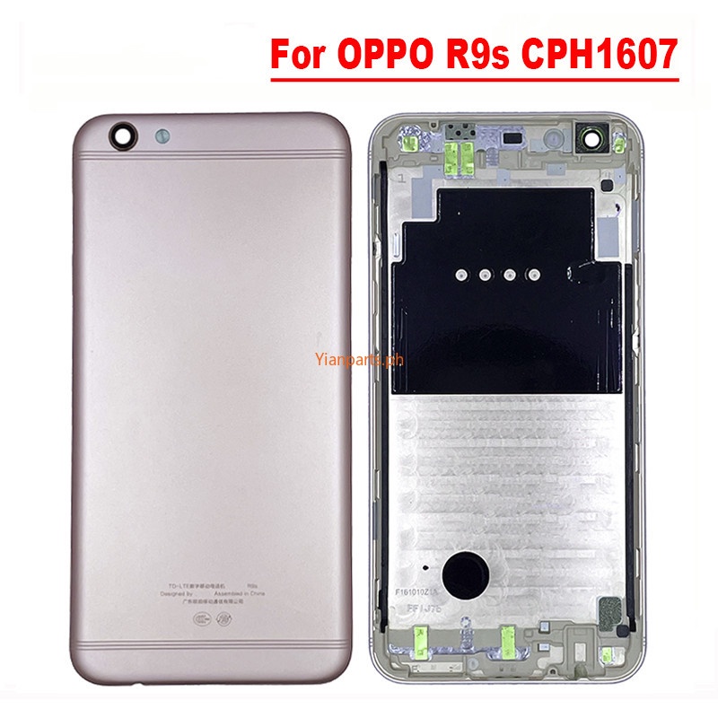 YIAN-Para OPPO R9s Plus Bateria Traseira Capa Porta Habitação ...