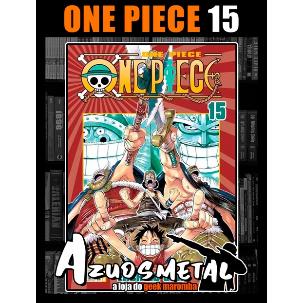 One Piece - Vol. 15 [Reimpressão] [Mangá: Panini] | Shopee Brasil