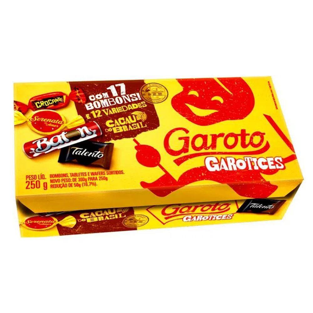 Caixa de Bombom Garotices 250Gr - Garoto | Shopee Brasil