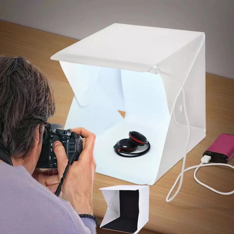 Mini Estudio Fotográfico Photo Studio Led 20 X 20 Usb Portatil Foto ...