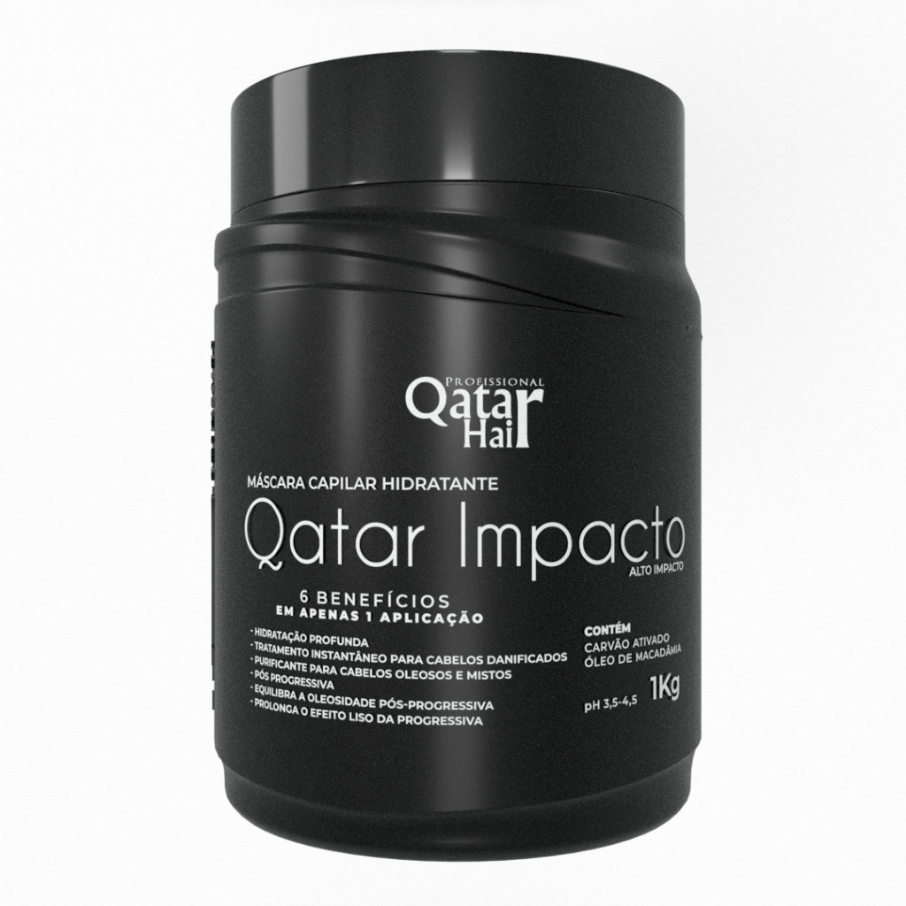 Máscara Impacto Qatar Hair - Hidratação Intensa para Cabelos | Shopee ...