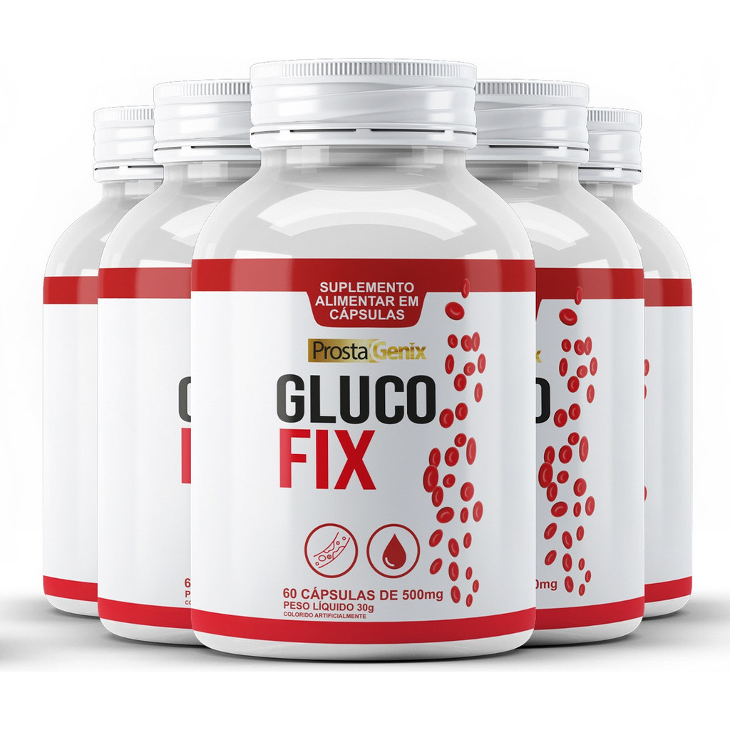 5 Glucofix 300 Caps -ajuda A Reduzir A Glicemia 100% Natural | Shopee ...