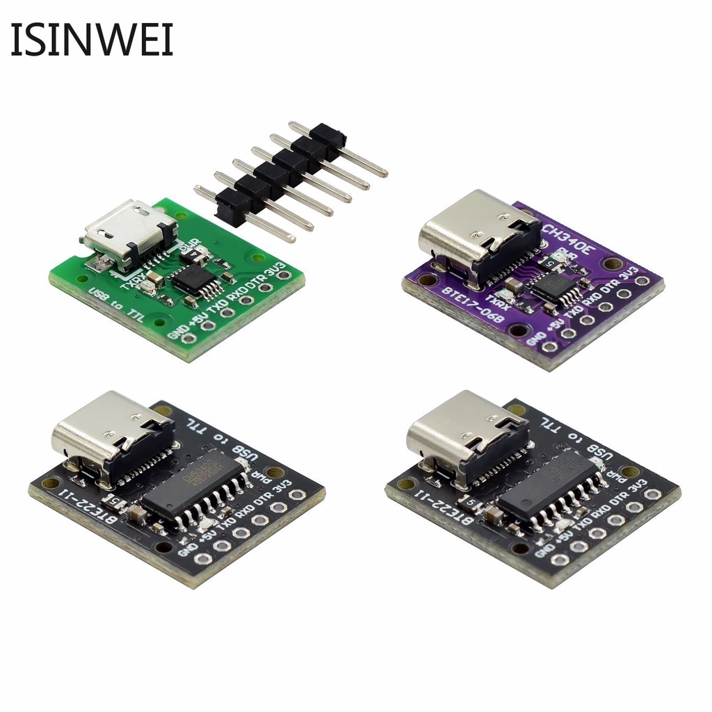 CH340E CH340C CH9340C Conversor Serial USB Para TTL 5V/3.3V Módulo ...