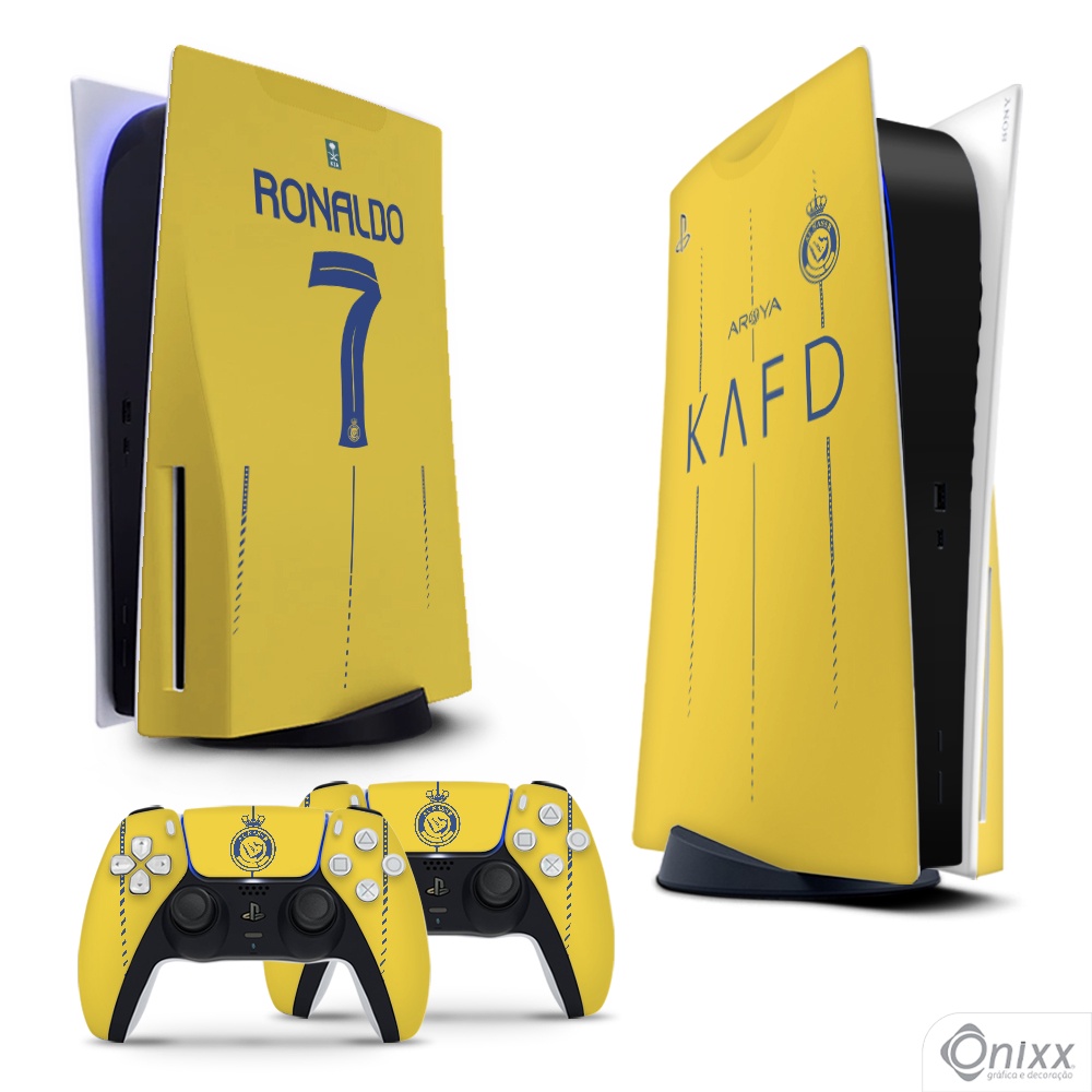 Skin PS5 Adesiva Ronaldo Uniforme NASSR | Shopee Brasil