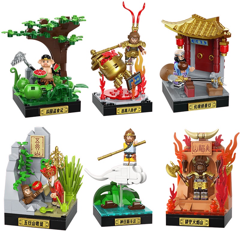 Viagem Ao Oeste Figuras Toy Sun Wukong Tang Monge Zhu Bajie Bull Demon ... Viagem Ao Oeste Figuras Toy Sun Wukong Tang Monge Zhu Bajie Bull Demon ...