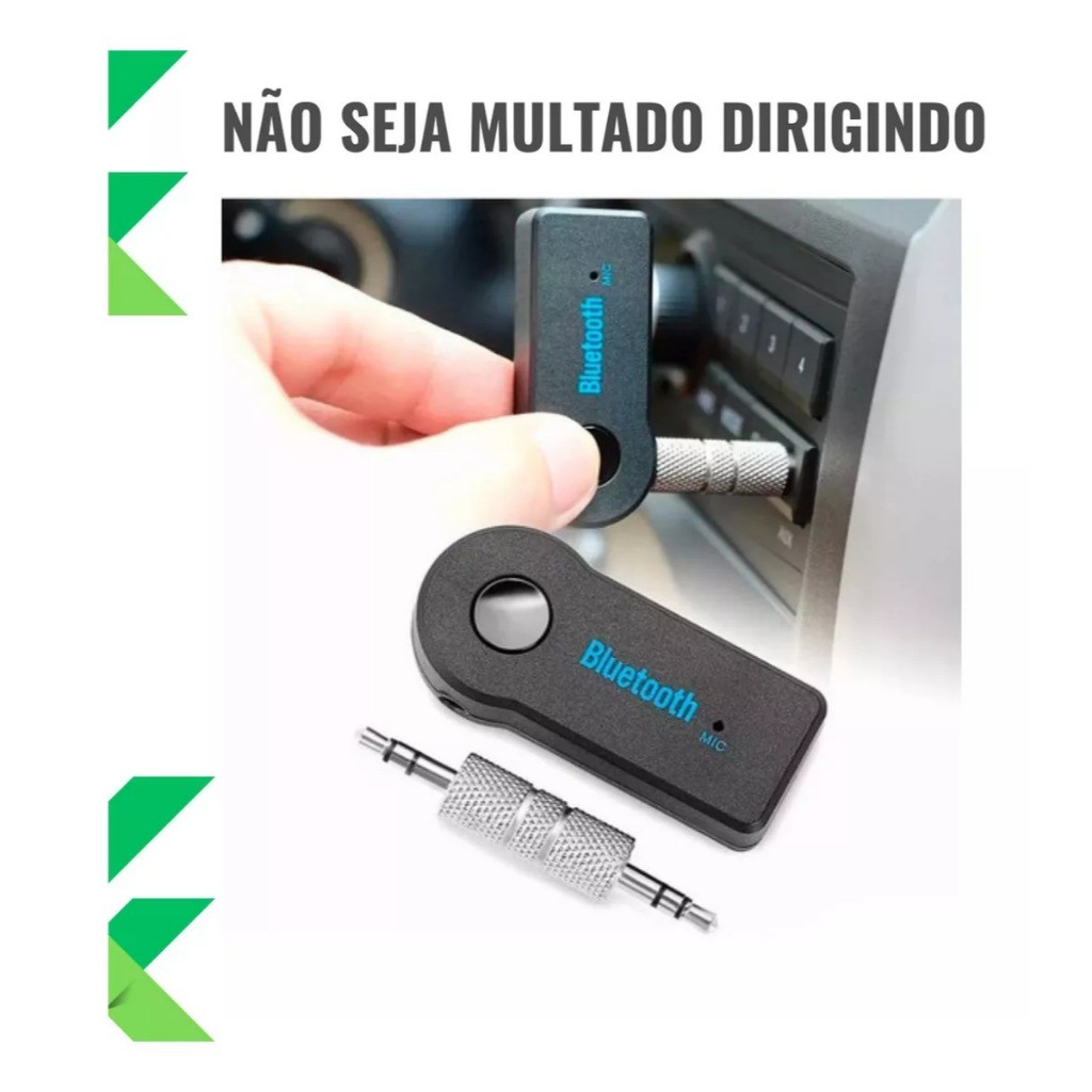 Pen drive Adaptador Bluetooth Usb para carro ou Som | Shopee Brasil