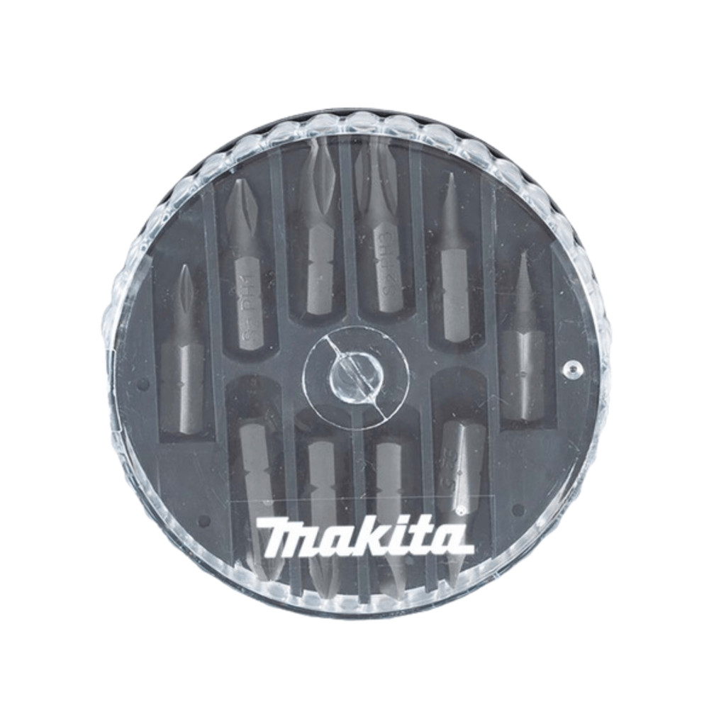 Jogo de Bits C/ 10 Peças e Estojo Plástico D-15693 - Makita | Shopee Brasil