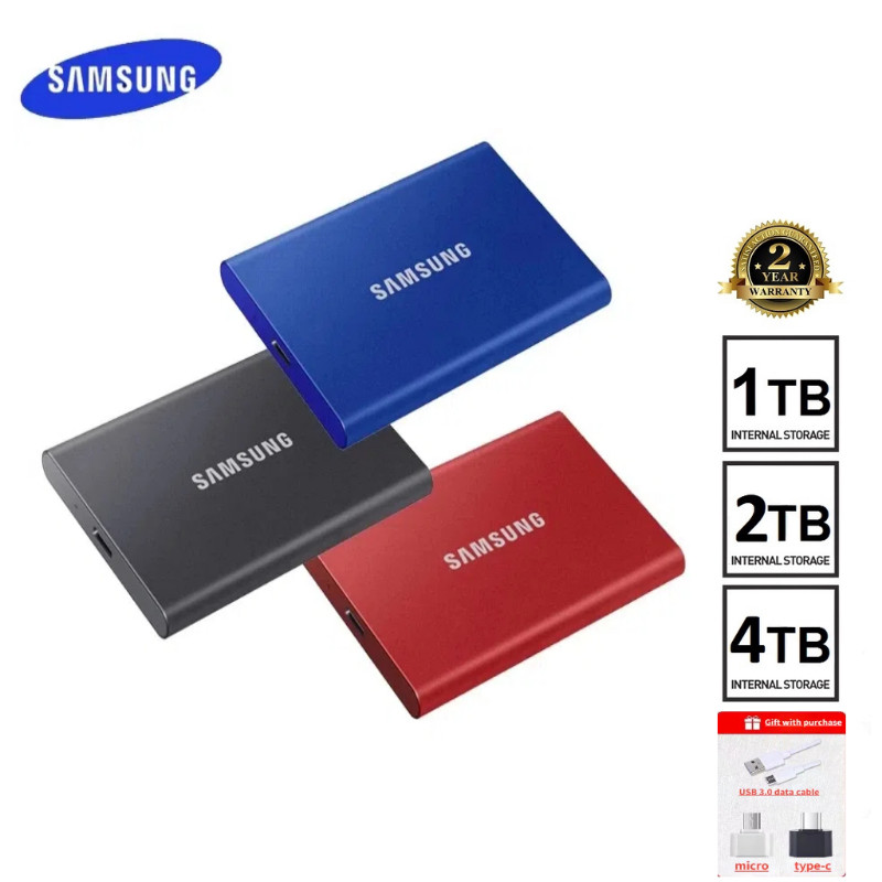Samsung HD externo SSD T5 1 TB-128 TB Desktop SSD externo Disco rígido ...