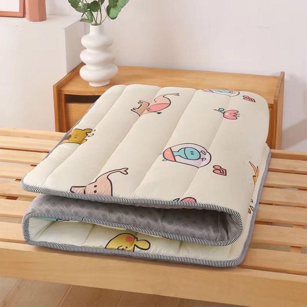 Colchão Dobrável De 2-3cm De Espessura Topper tatami Single/Queen/King ...