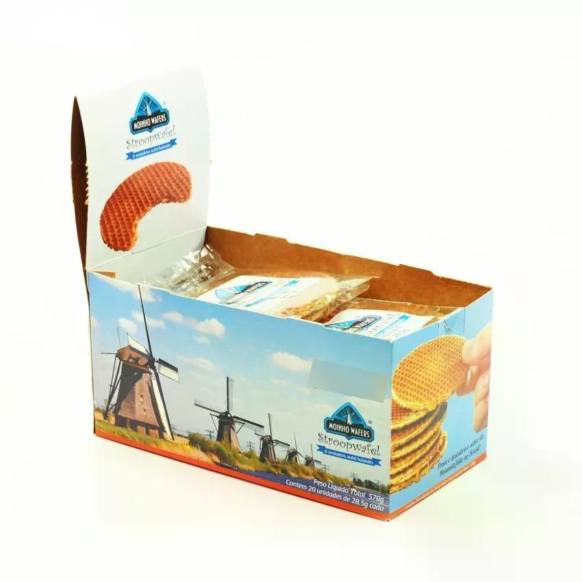 Stroopwafel - Display Com 20 Biscoitos Em Embalagem Unitária | Shopee ...