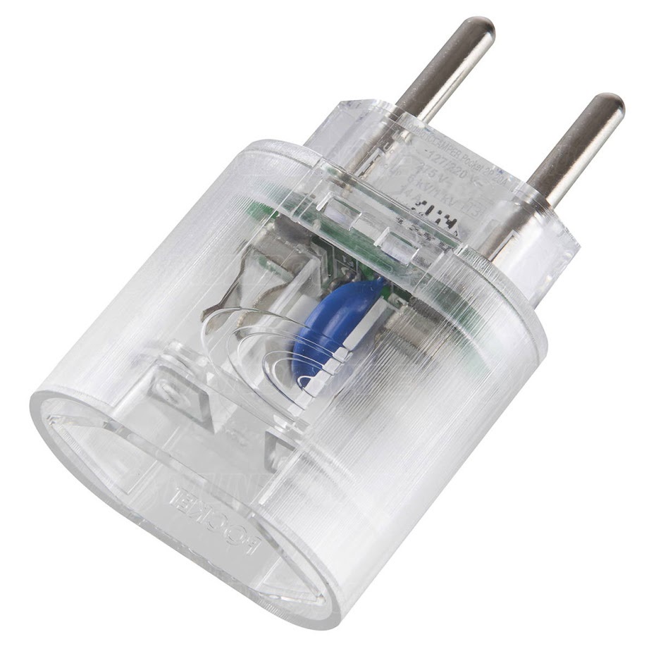 Clamper Pocket 2 Pinos 10a Protetor de Surtos - Transparente | Shopee ...