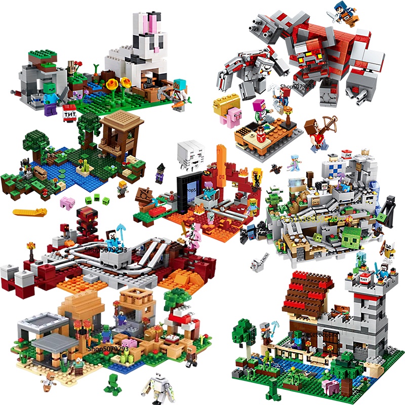 Blocos De Construção Para MyWorld The Mountain Cave Elevator Mine ...