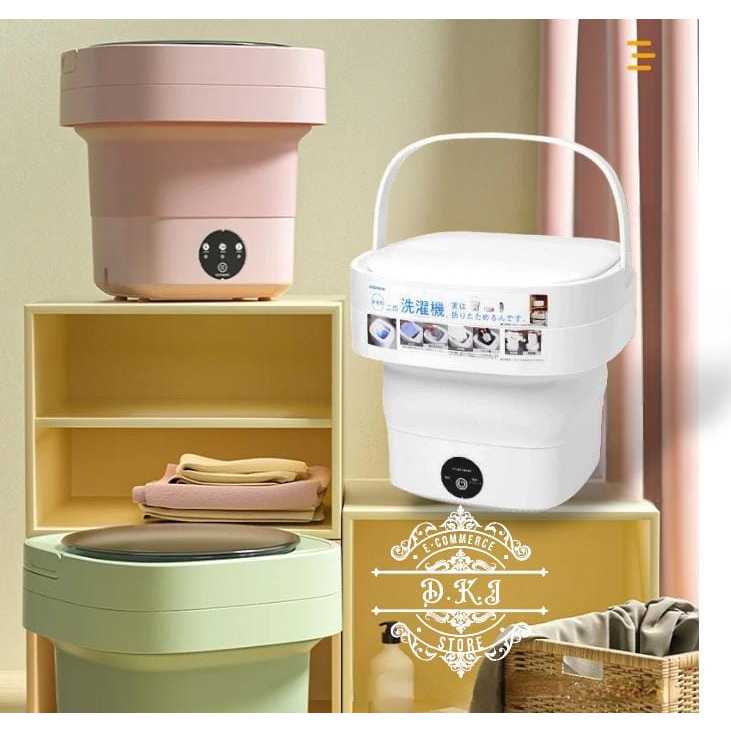 Mini Maquina Lavadora De Roupas Portatil E Balde 5l | Shopee Brasil