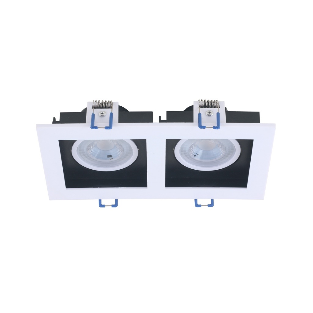 Spot Mix Recuado Duplo Movel PVC 12w 3000k/6500k LED FACTORY | Shopee ...
