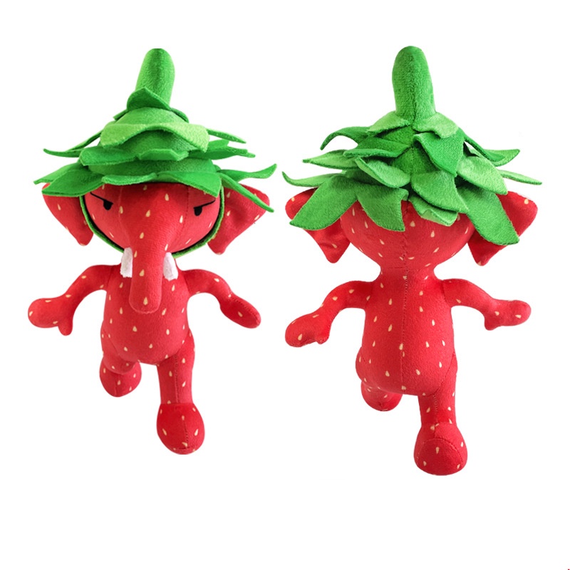 Elefante Morango Pelúcia Divertida Brinquedo Criança Natal Presente De ...