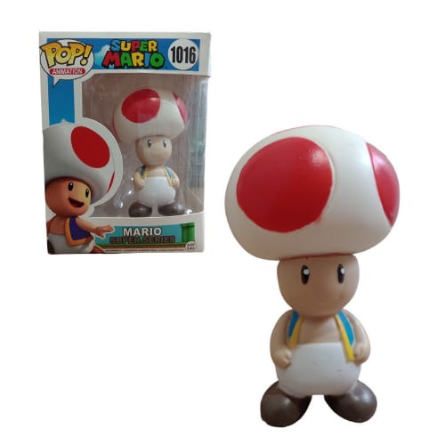 Boneco Tipo Funko Pop Toad #1016 - Super Mario | Shopee Brasil