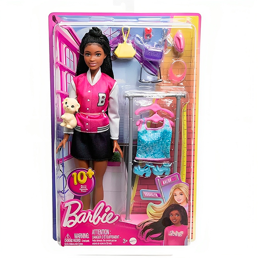 Boneca Barbie Negra Brooklin Estilista HNK96 - Mattel | Shopee Brasil