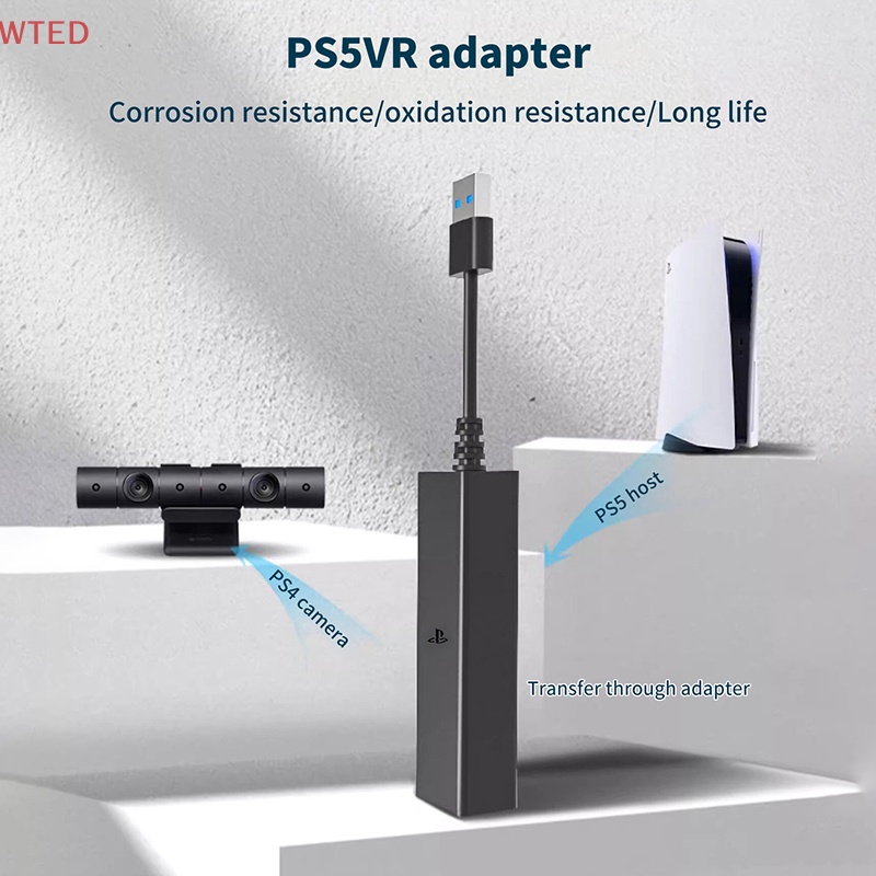 (WTED) Novo Para PS5 VR Adaptador De Cabo Console PS5 USB 3.0 Mini Conector De Câmera PS P5 ...