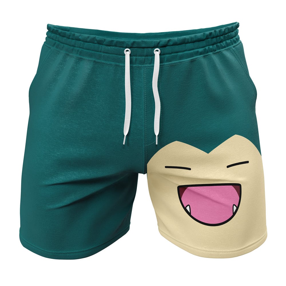 Snorlax Face Pokemon Gym Calções | Shopee Brasil